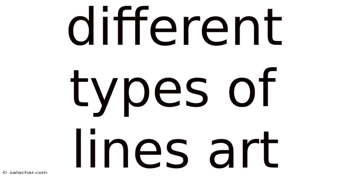 Different Types Of Lines Art